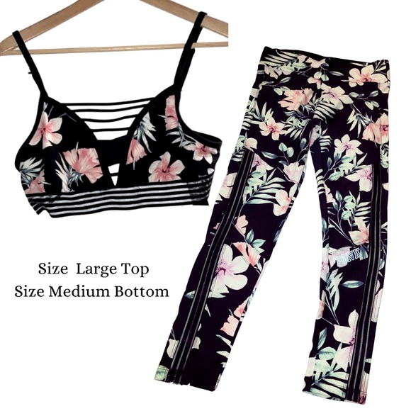 PINK Victoria's Secret | Intimates & Sleepwear | Lm Vs Pink Workout Set ...